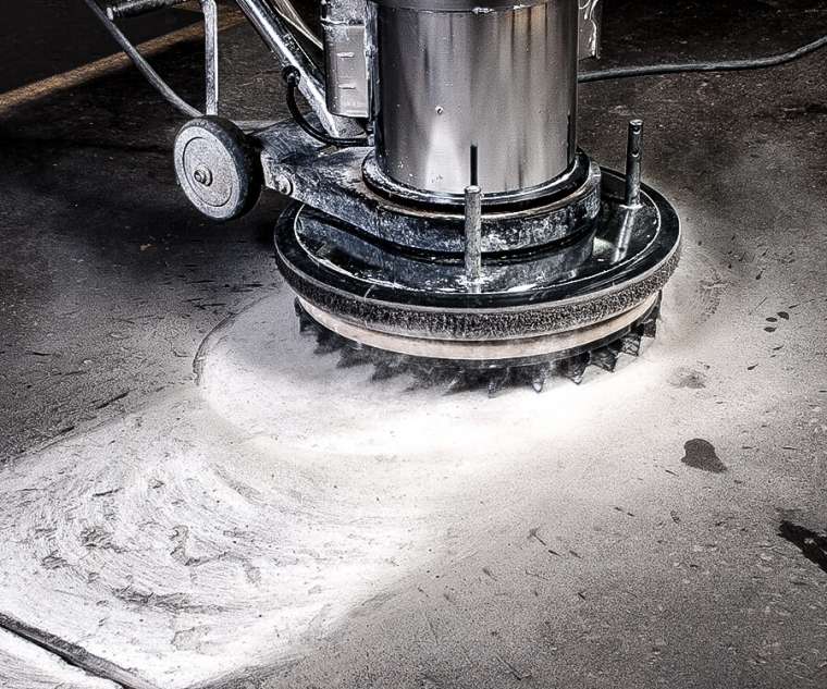 Concrete Prep Tool Prior to Coating | Tri-Chem How-To